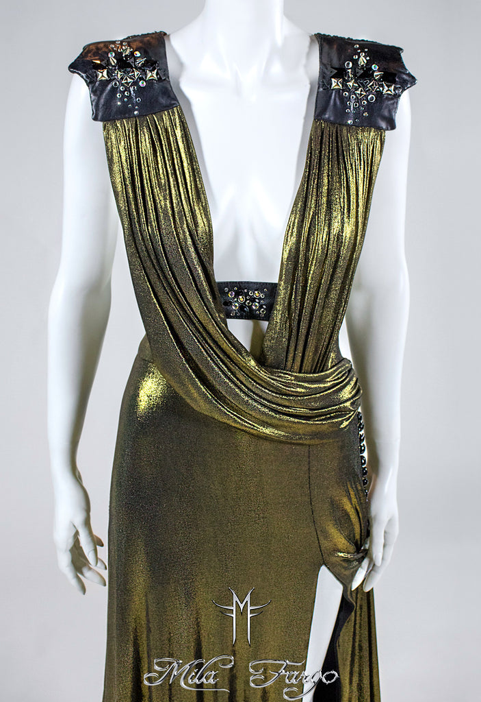GOLD PHOENIX GOWN | Dark Gold – MF